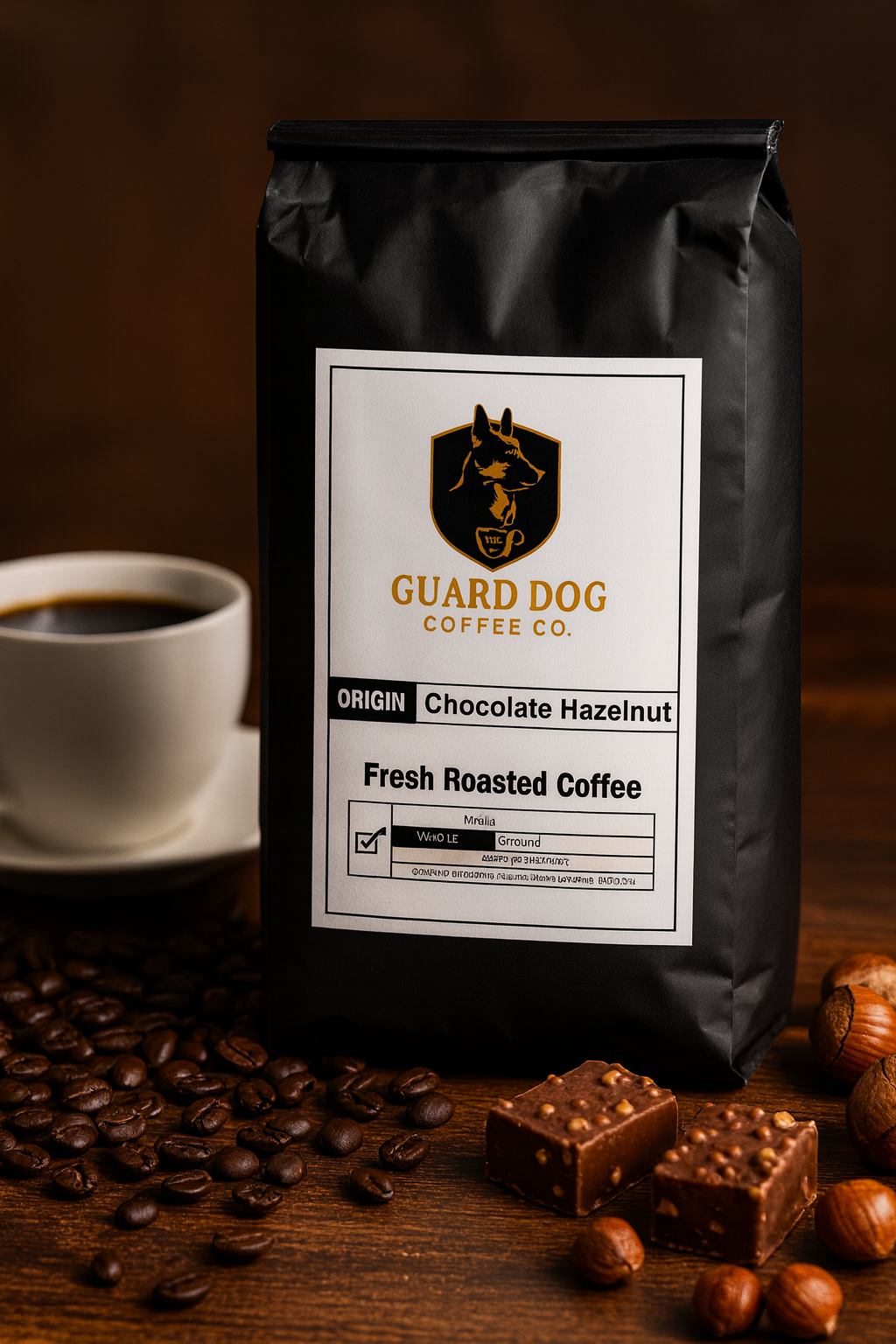 Chocolate Hazelnut – Guard Dog Coffee Co.